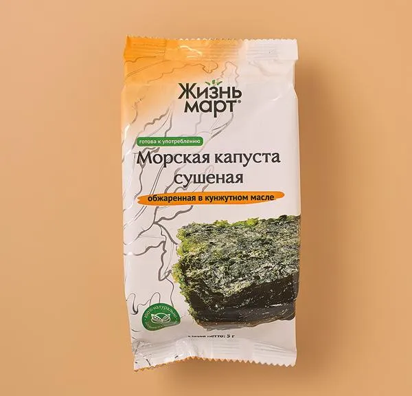 Заказать Чипсы нори из морской капусты в кунжутном масле с бесплатной ...